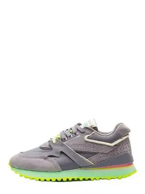 LI-NING 001 Splicing Lightweight Athleisure Sneakers - Gray/green