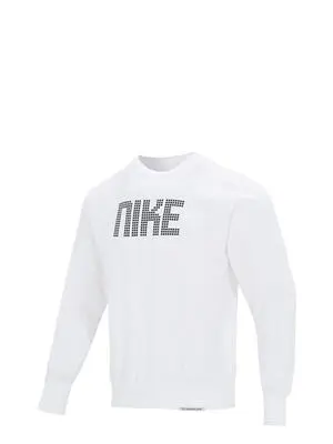 Nike Dri-fit Standard Issue Soccer Crew - White/track Red/(emerald Rise)