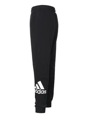 Adidas Stylish Knit Logo Bundle Feet Sports Long Pants - Black