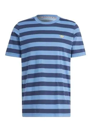 Adidas Originals Striped T-shirt 'blue White - Blue/white