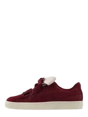 PUMA Suede Heart Quilt Sneaker - Wine