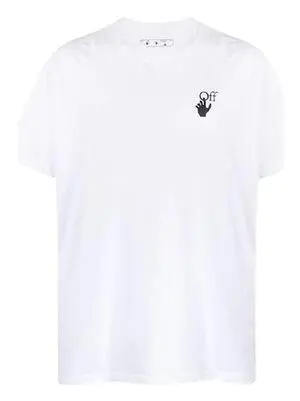 Off-White Fw20 Human Skeleton Arrow Short-sleeve Tee - White