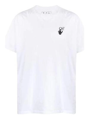 Off-White Fw20 Human Skeleton Arrow Short-sleeve Tee - White