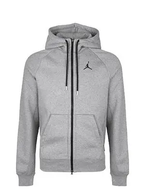 JORDAN Air Hooded Fleece Lined Jacket - Grey