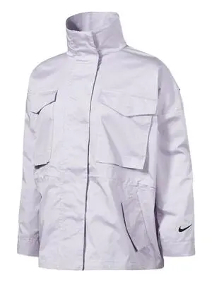Nike M65 Sports Jacket With Stand Collar - Grey