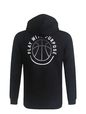 Adidas Neo Casual Basketball Pullover Hoodie - Black