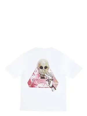 PALACE Skeleton Triangle Short Sleeve Tee - White