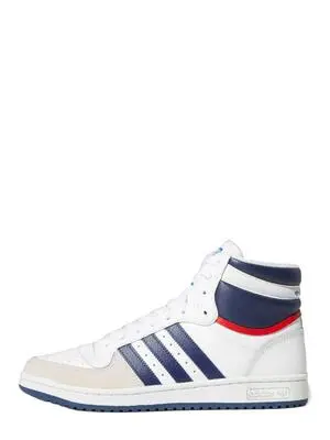 Adidas Top Ten Rb High Top Sneakers - White/blue