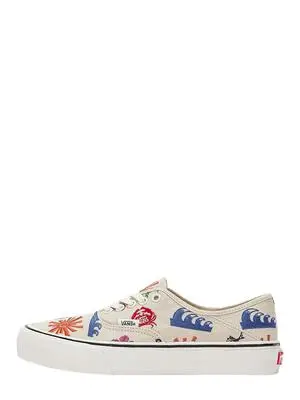 VANS Authentic Low Top Casual Skate Shoes - White