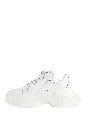 Balenciaga Triple S Sneaker 'all Over Logo - White