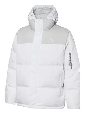 PUMA Classics Padded Hooded Jacket - White