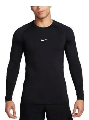 Nike Pro Dri-fit Slim Long-sleeve Fitness Top - Black