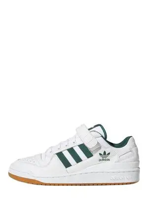 Adidas Forum Low Green Gum Sneakers - White