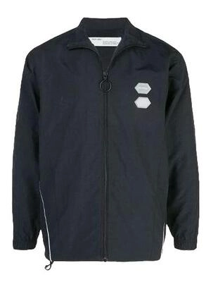 Off-White Stand Collar Zip-up Jacket - Default Color