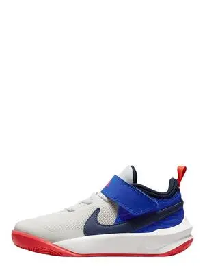 Nike Team Hustle D10 Athletic Sneakers - Gray/blue