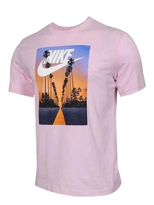 Nike Round Neck Short Sleeve - Pink