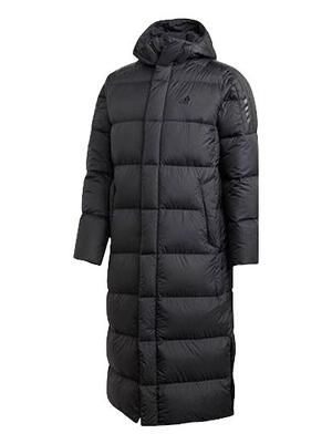 Adidas Hooded Mid-length Down Jacket - Black