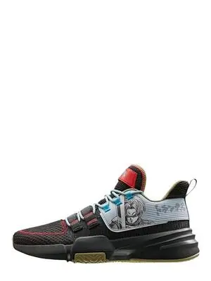 ANTA X Dragon Ball Super Trunks High Top Sneakers - Black/grey/red