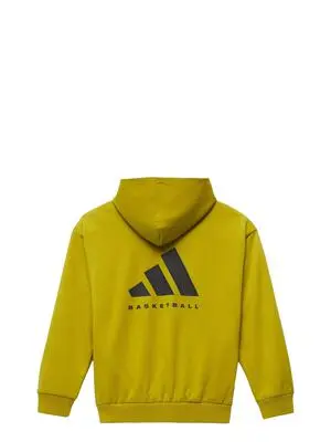 Adidas Basketball Hoodie - Pulse Olive