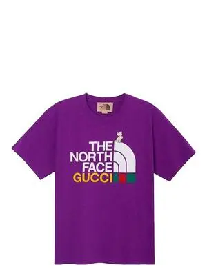 Gucci X The North Face Logo Tee - Purple