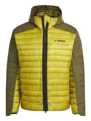 Adidas Myshelter Down Hooded Jacket - Green