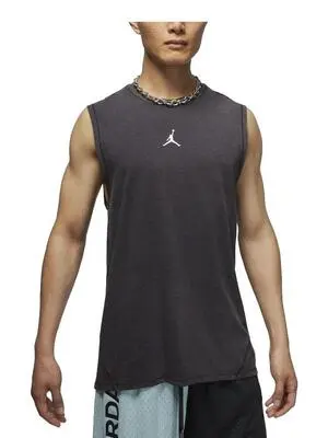JORDAN Dri-fit Sport Sleeveless Top - Black/white