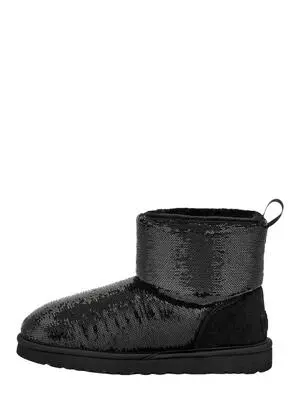 UGG Classic Mini Boot Mirror Ball - Black