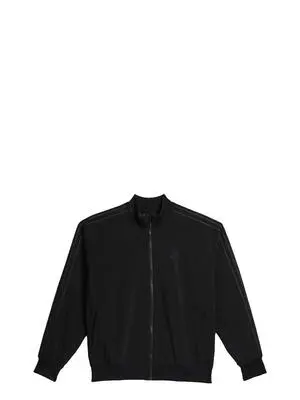 Adidas Originals Ribbed Cuff Reflective Sports Jacket - Black