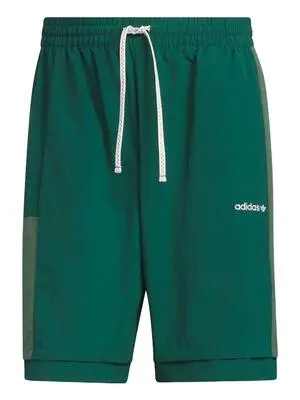 Adidas Originals Relaxed Fit Drawstring Shorts - Green