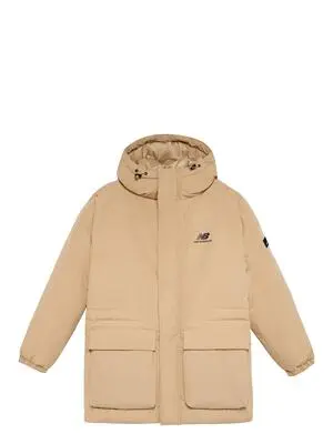 NEW BALANCE Windproof Down Jacket - Khaki/black