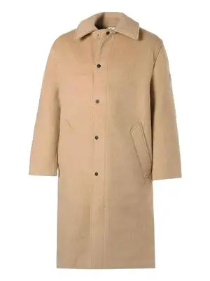 PUMA X Ami Collared Coat - Brown