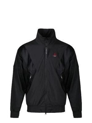 JORDAN Sports Stand Collar Windproof Woven Jacket - Black