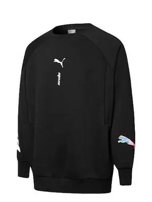 PUMA Logo Graphic Sweatshirt - Black