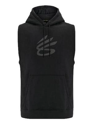 Under Armour Curry Fleece Sleeveless Hoodie - Black