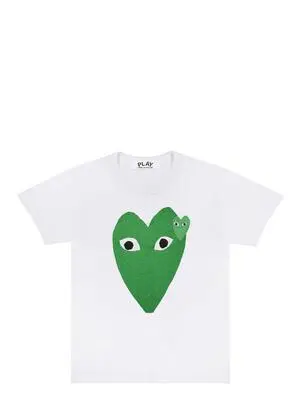 Play Comme Des Garcon Long Hearts" Tee - White