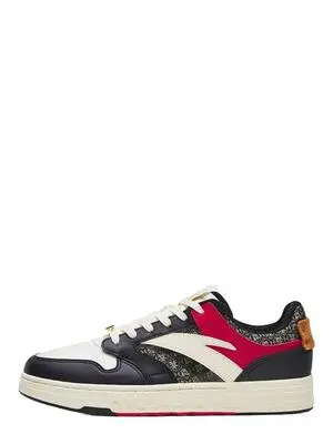 ANTA Streetball Low Sneakers - Black/white/red