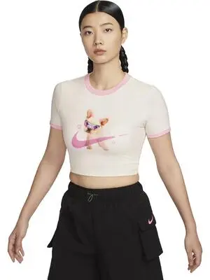 Nike Slim Cropped T-shirt - Sail