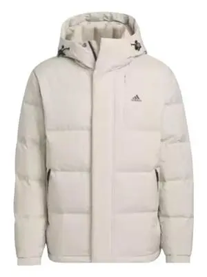 Adidas Hooded Down Jacket - Beige