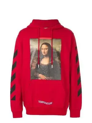Off-White Mona Lisa Print T-shirt - Red
