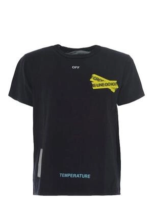 Off-White Arrow Graphic Short Sleeve Tee - Black