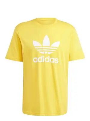 Adidas Adicolor Trefoil T-shirt Asia Sizing - Yellow