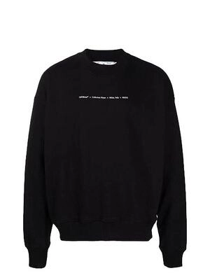 Off-White Tornado Arrow Logo Pullover - Black