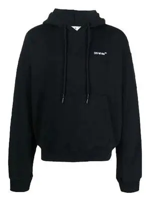 Off-White Logo Hoodie - Black/white