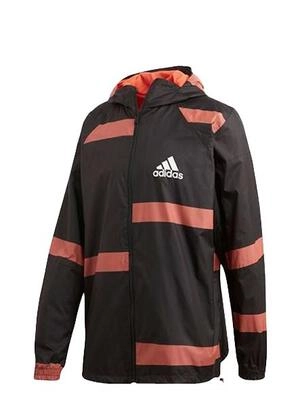 Adidas Sports Training Woven Hooded Jacket - Black