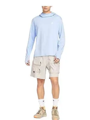 Nike Dri-fit Element Uv Running Hoodie - Blue