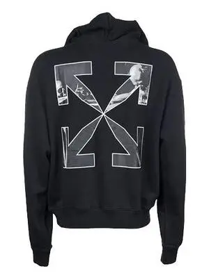 Off-White Caravaggio Arrow Over Hoodie - Black