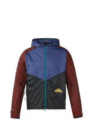 Nike Logo Reflective Colorblock Hooded Jacket - Default Color