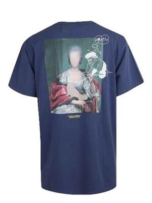 Off-White Mariana Painting Applique Short-sleeve Tee - Default Color