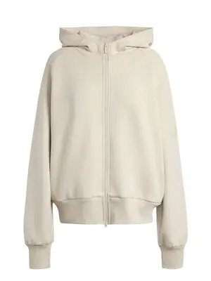 Adidas Soft Lux Full Zip Hoodie Crystal Linen