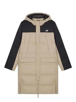 NEW BALANCE Down Jacket - Beige/black